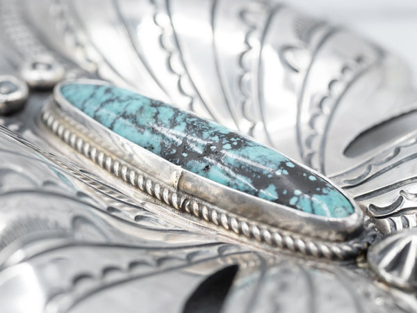 Sterling Silver Navajo Artist Randy Boyd Butterfly Brooch or Pendant ...