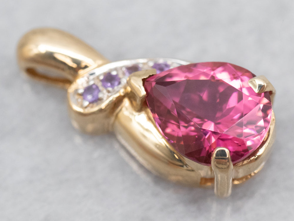 Modern Dravite Tourmaline Gold Statement Ring