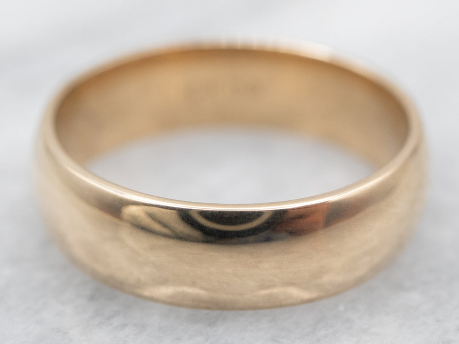 White Gold Curved Channel Set Diamond Wedding Band