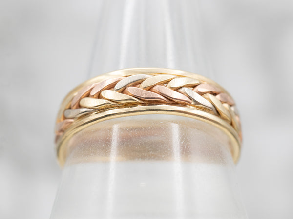 Tri Color Braided Band - Market Square Jewelers