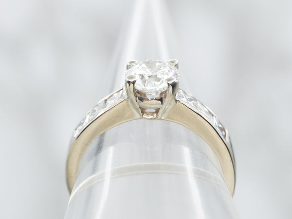 Modern GSI Certified Diamond Engagement Ring - Market Square Jewelers
