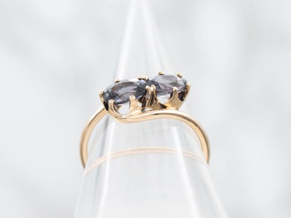 Color Change Spinel Bypass Ring - Market Square Jewelers