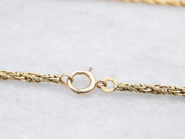 Heavy Woven Wheat Twist Chain - Market Square Jewelers