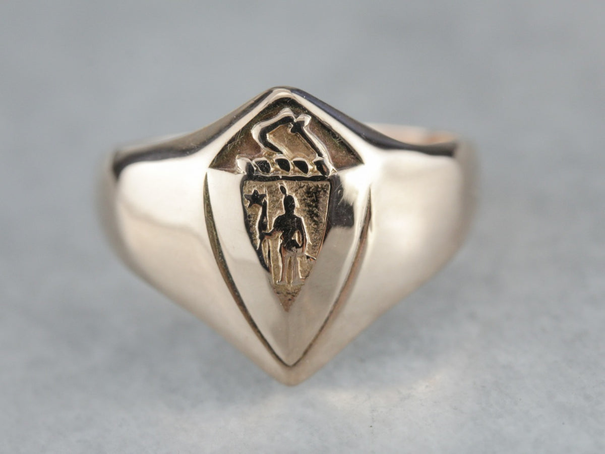 Commonwealth of Massachusetts Shield Ring