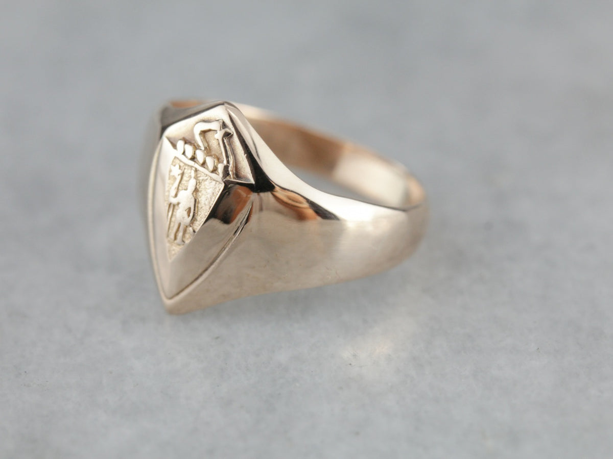 Commonwealth of Massachusetts Shield Ring