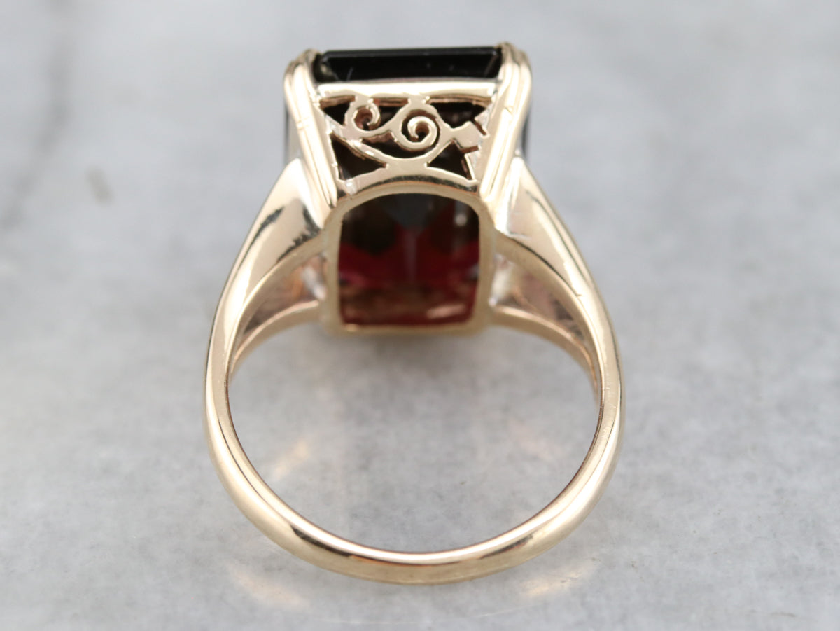 Vintage Pyrope Garnet Statement Ring - Market Square Jewelers