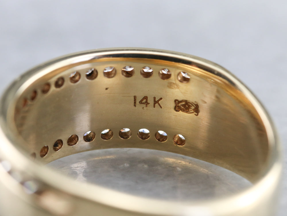 Double Row Channel Set Diamond Band - Market Square Jewelers