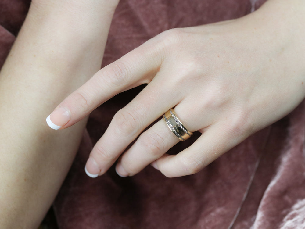 Double Row Channel Set Diamond Band - Market Square Jewelers