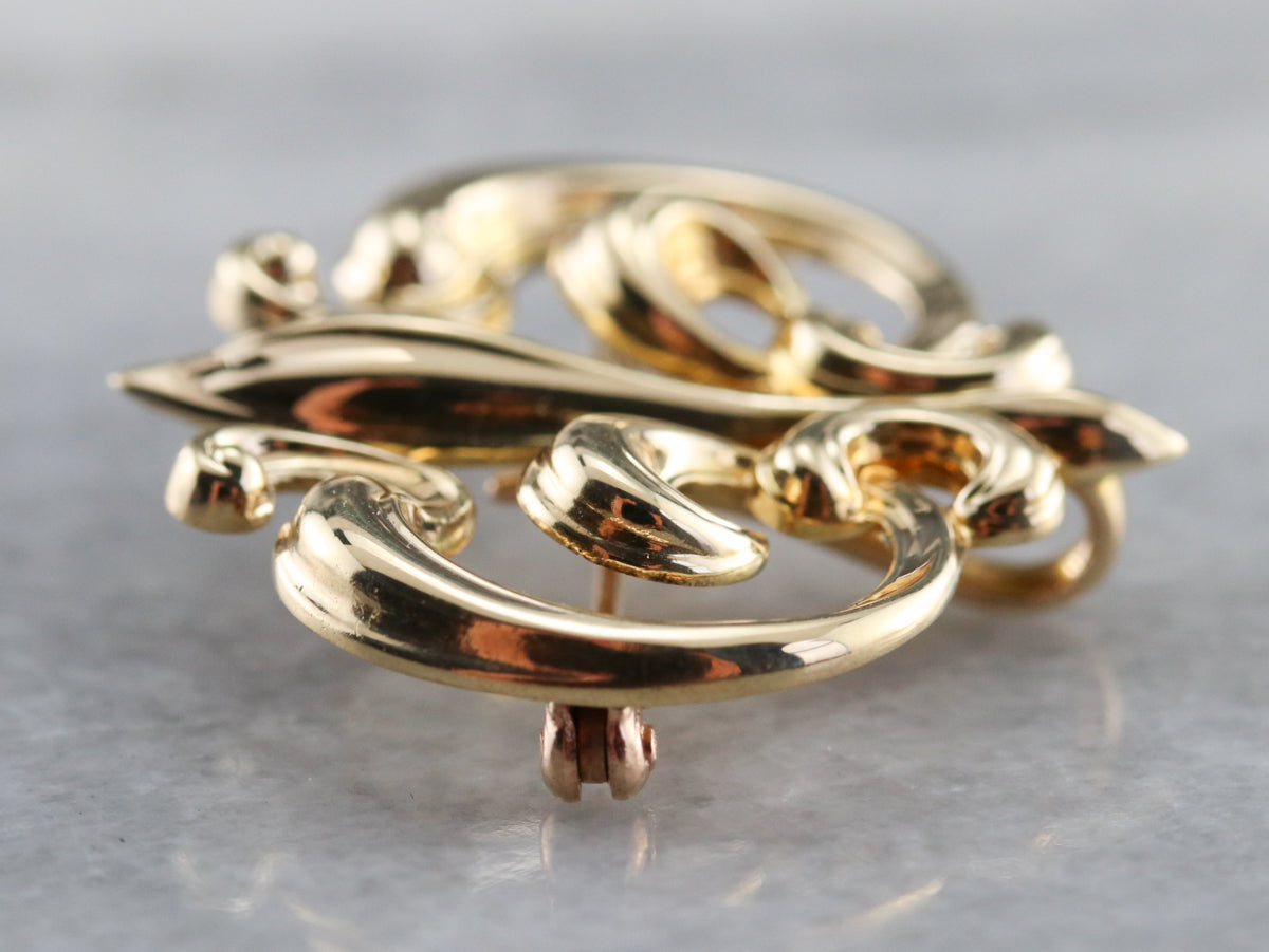 Vintage Fleur De Lis Watch Pin - Market Square Jewelers