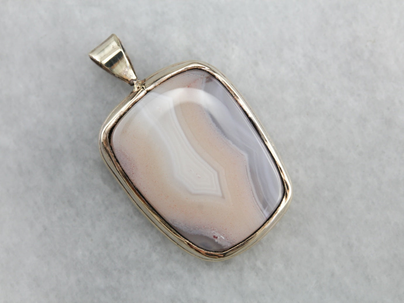 Pretty Pastel Agate Pendant