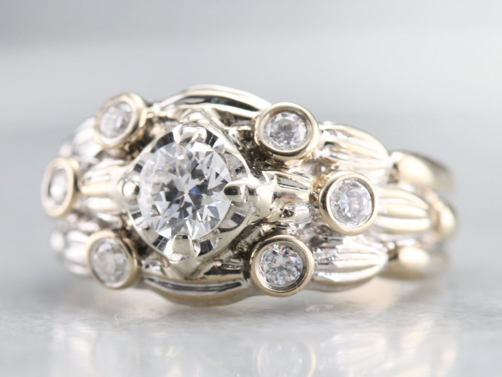 Stunning Gold and Diamond Cocktail Ring - Market Square Jewelers