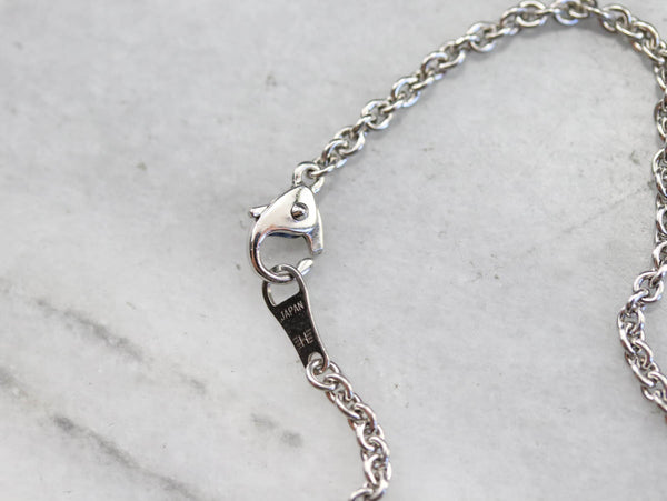 Platinum Rolo Link Chain - Market Square Jewelers