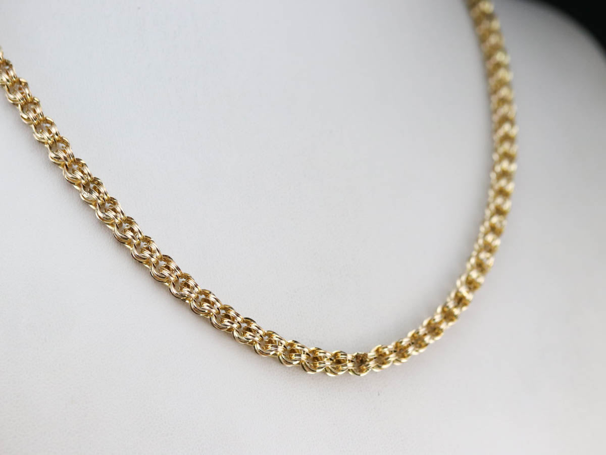 Double Link Gold Chain - Market Square Jewelers