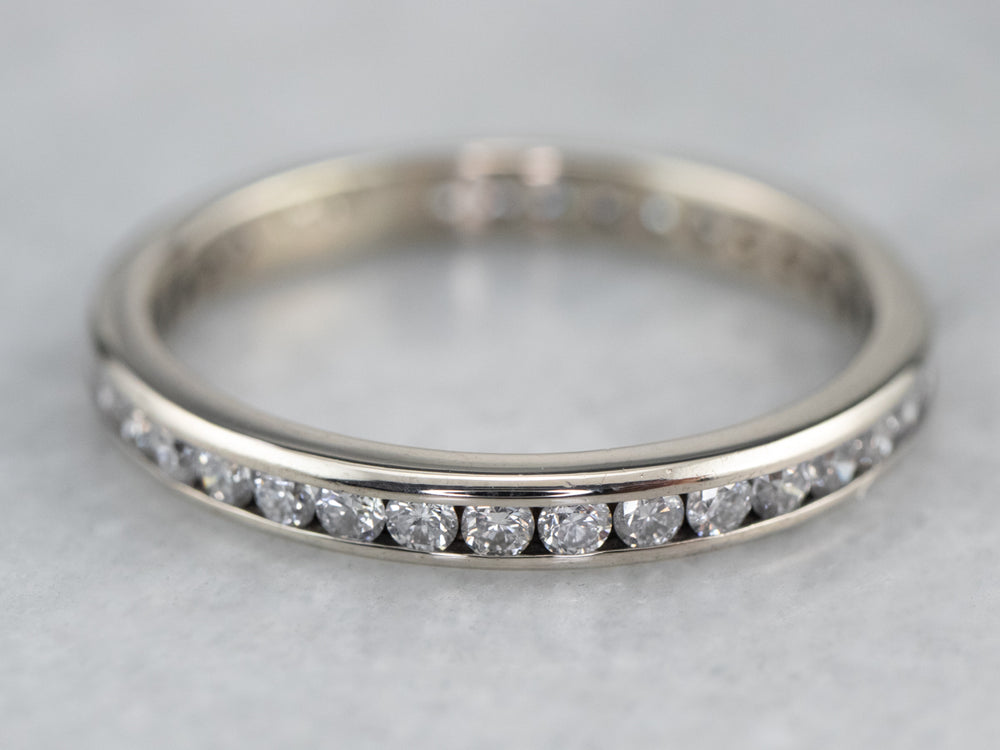 Channel Set Diamond Eternity Band - Market Square Jewelers
