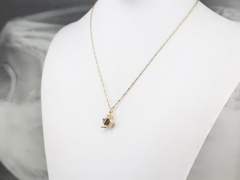 Little Gold Teapot Charm - Market Square Jewelers