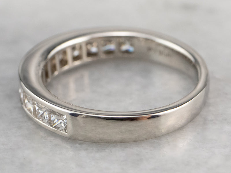 Channel Set Platinum Diamond Band
