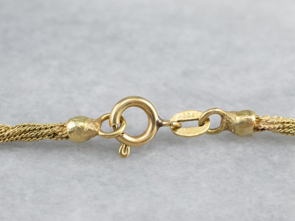 18K Gold Mesh Chain - Market Square Jewelers