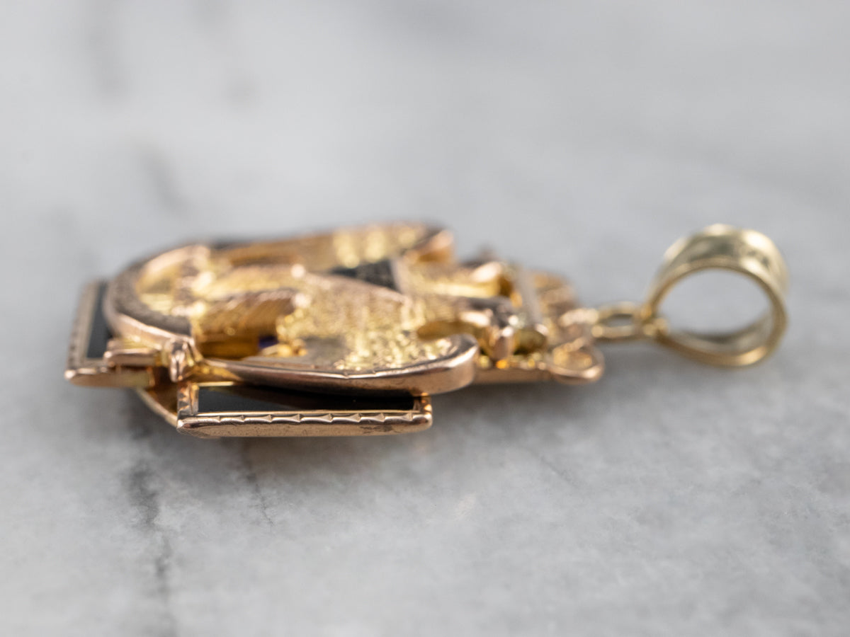 Masonic Double Headed Eagle Pendant - Market Square Jewelers