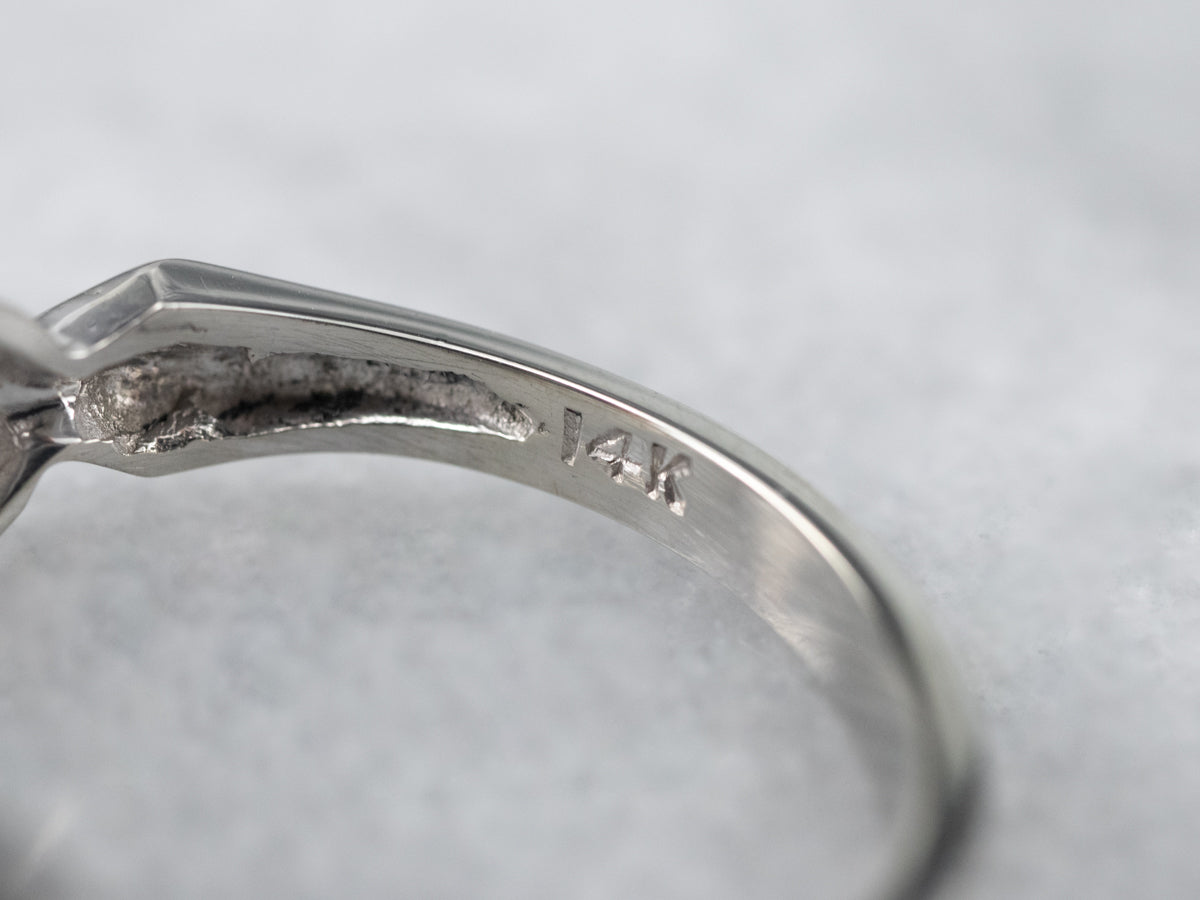 Retro Era Botanical Diamond Ring - Market Square Jewelers