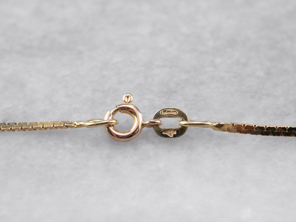 Italian 14K Gold Boston Link Chain - Market Square Jewelers