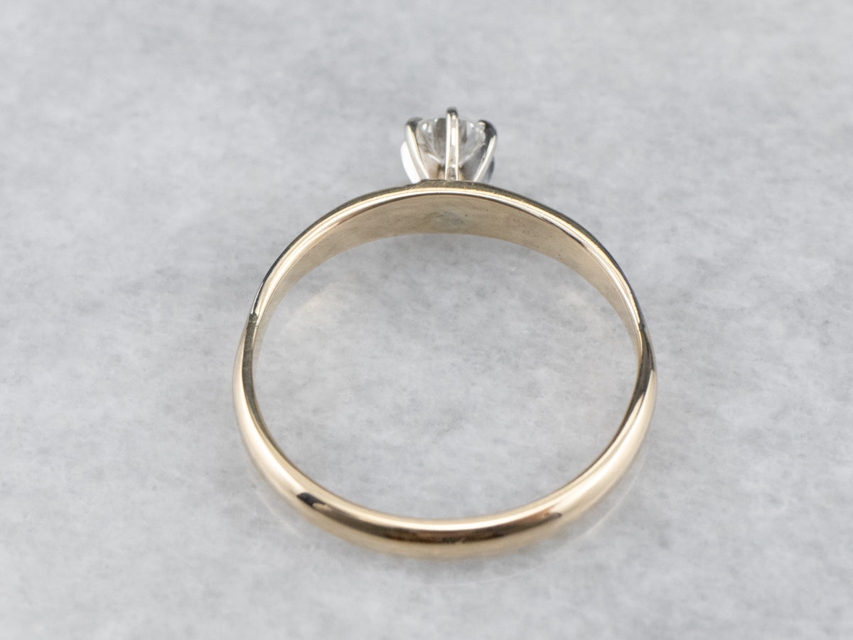 Botanical Diamond Solitaire Engagement Ring - Market Square Jewelers