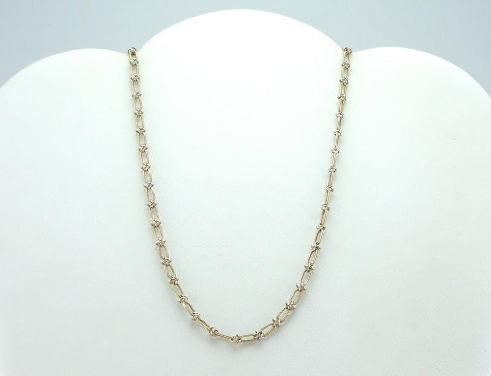 14K Gold Nautical Link Rope Chain - Market Square Jewelers