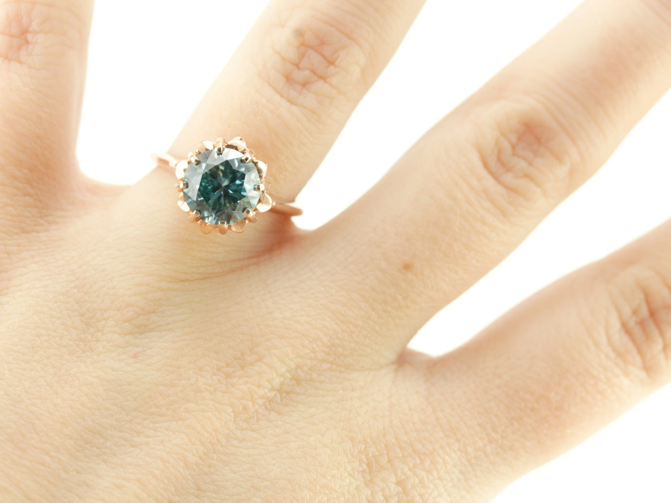 The Eleanor Blue Zircon Ring from The Elizabeth Henry Collection ...